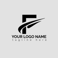 F logo design Template | PosterMyWall