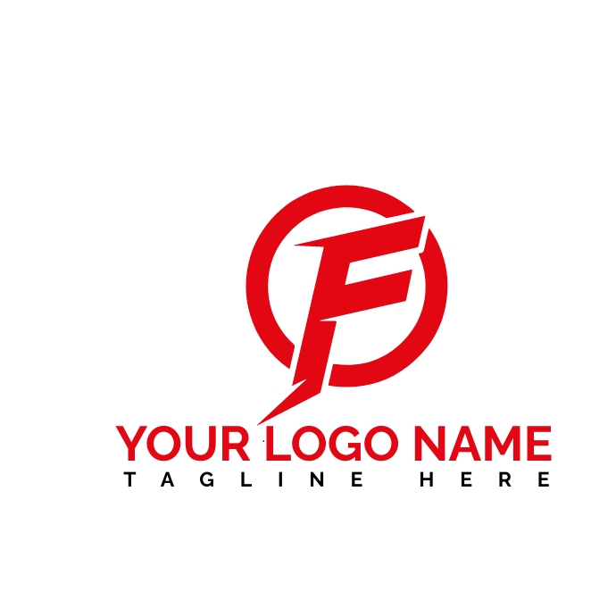 F company logo/ logo design Template | PosterMyWall