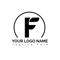 F company logo/ logo design Template | PosterMyWall