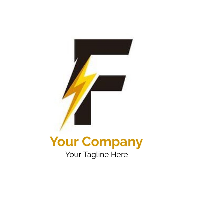 F Logo Template | PosterMyWall