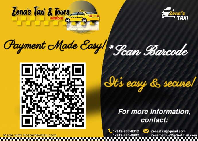 Taxi service Instagram post | PosterMyWall