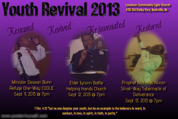 youth revival | PosterMyWall