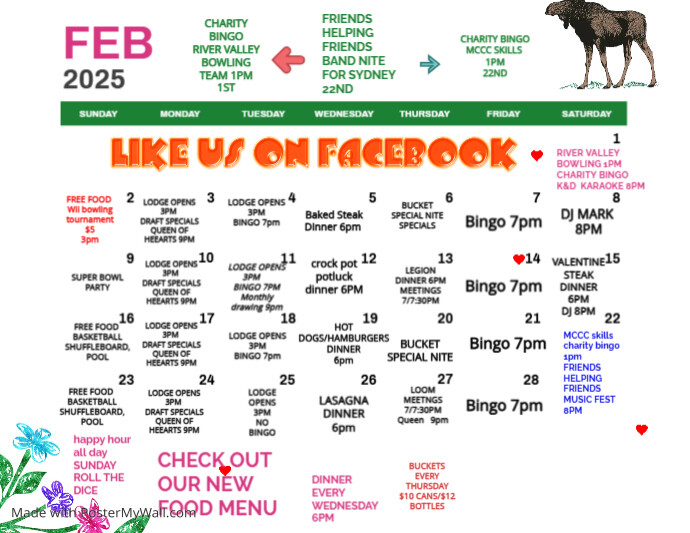 Copy of May 2021 Monthly Events Calendar Template | PosterMyWall