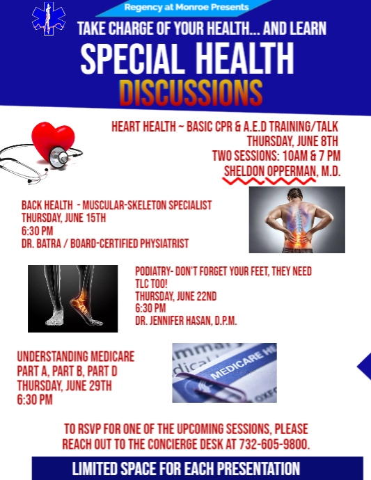 Copy of HEALTH TALK FLYER | PosterMyWall