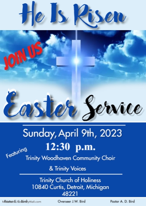 Easter service | PosterMyWall