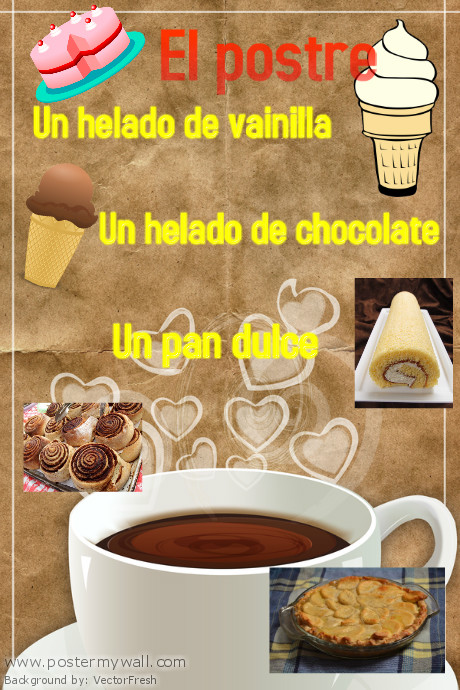 EL postre | PosterMyWall