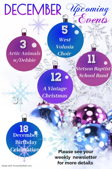 December Upcoming Events | PosterMyWall