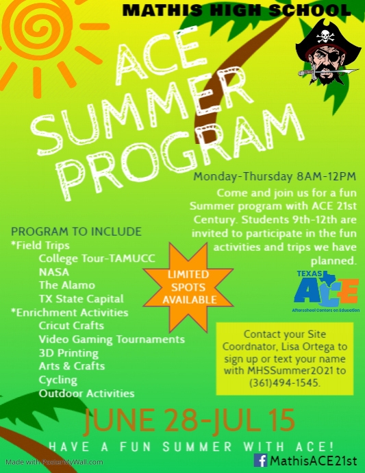 SUMMER ACE Flyer | PosterMyWall