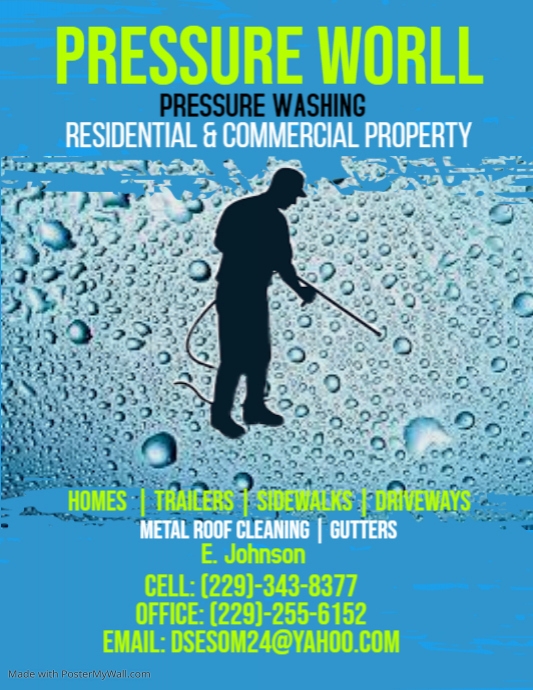 Copy of Copy of Pressure Washer Flyer Template Advertising | PosterMyWall