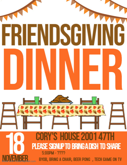 friendsgiving | PosterMyWall