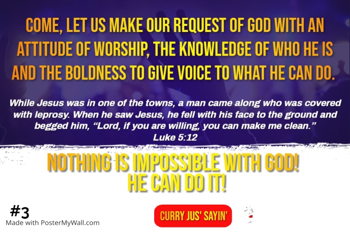 Copy of ONLINE CHURCH SERVICE (2) | PosterMyWall