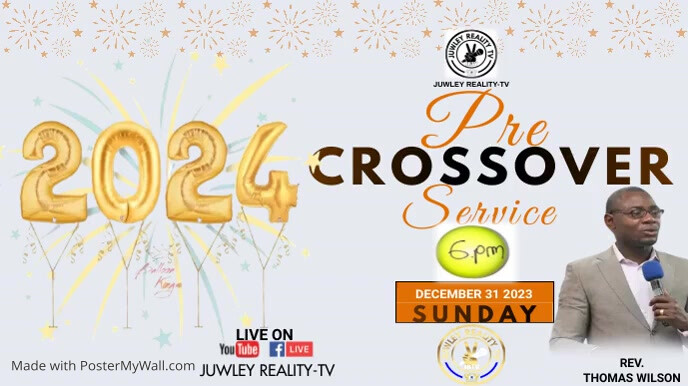 Crossover Church service | PosterMyWall