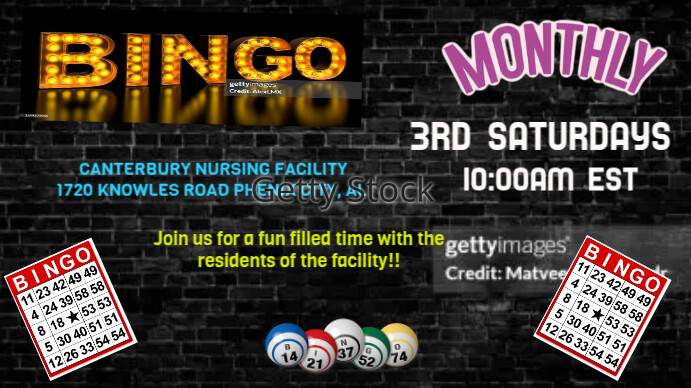Bingo Party Event Flyer Template (1) | PosterMyWall