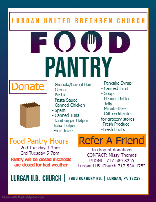 Food Pantry | PosterMyWall