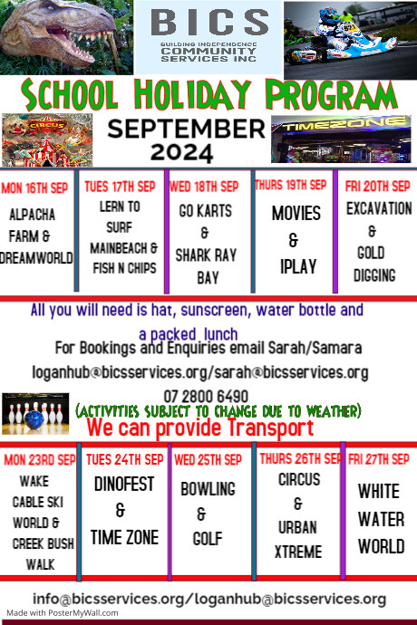 School holiday program (1) | PosterMyWall