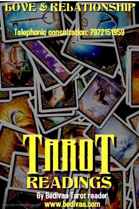 Copy of Copy of Tarot card Readings Poster Template | PosterMyWall
