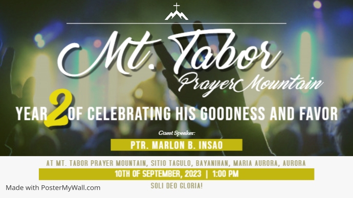 Mt. Tabor - Anniv Poster | PosterMyWall