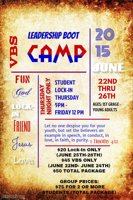 FAITH, FAMILY, FRIENDSHIPS & FUN WEEK! | PosterMyWall