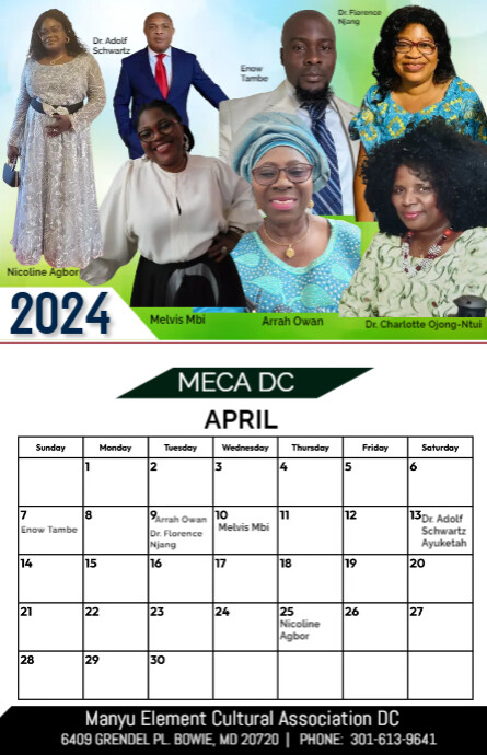 Copy of April meca dc | PosterMyWall