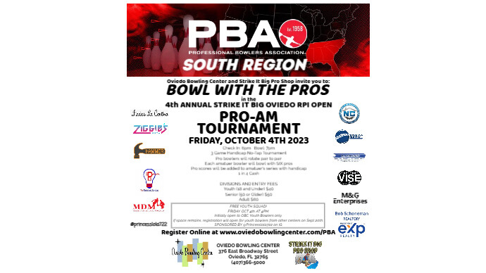 2023 PBA Pro Am | PosterMyWall