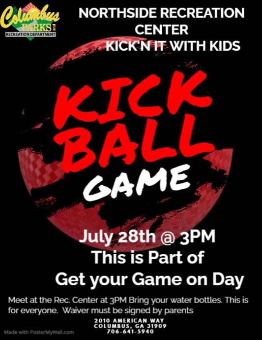 Kickball Game Flyer Design Template | PosterMyWall