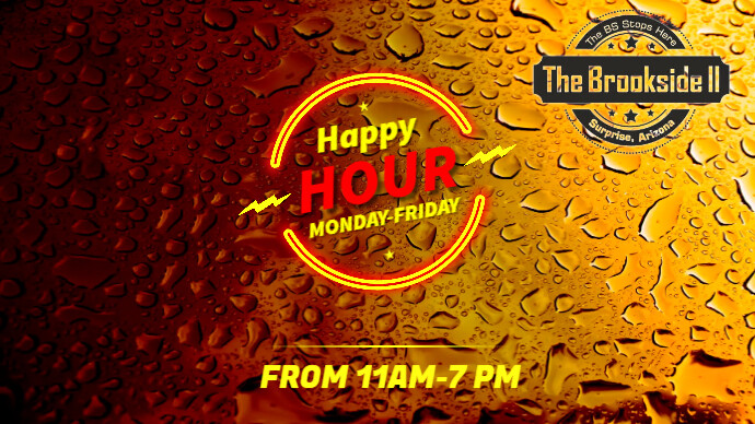 HAPPY HOUR POSTER | PosterMyWall