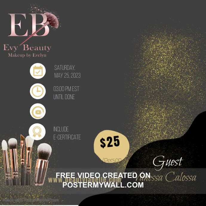 Makeup Master class | PosterMyWall