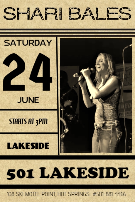 SHARI BALES 2 | PosterMyWall