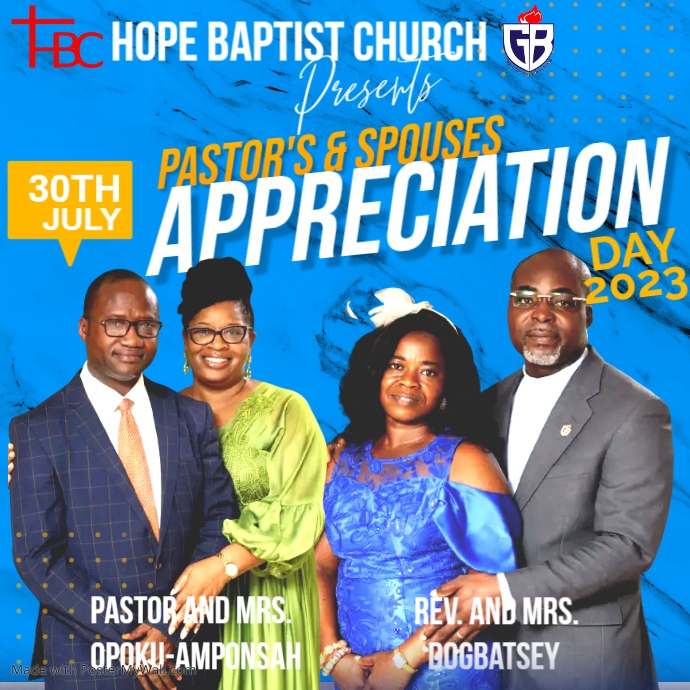 pastor's appreciation | PosterMyWall
