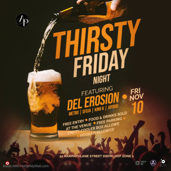 Thirsty Tuesday Instagram Post | PosterMyWall