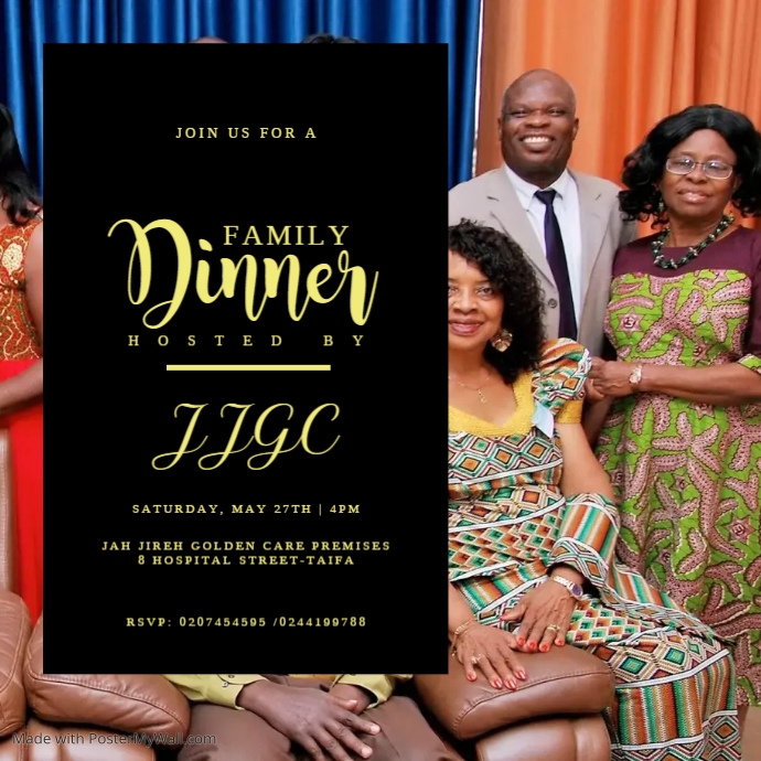 dinner invitation template | PosterMyWall