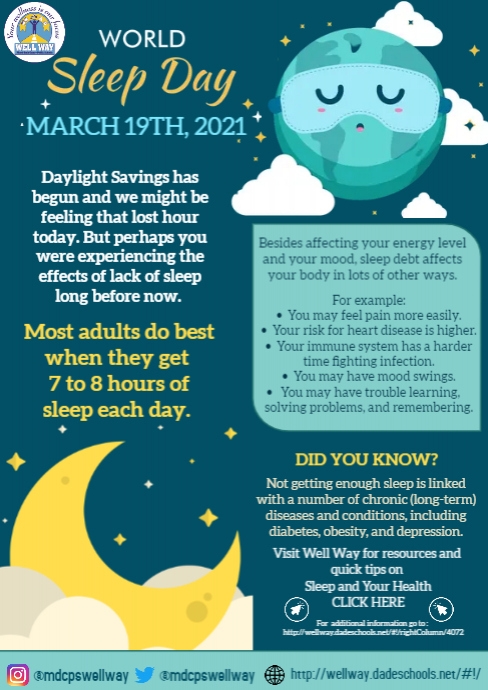 World Sleep Day 3/19 | PosterMyWall