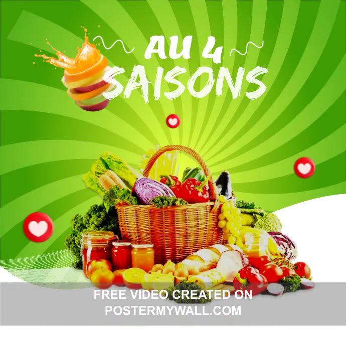 Copie de Fresh Vegetable Delivery | PosterMyWall
