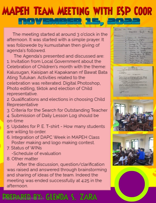 MAPEH-Nov.15, 2022 | PosterMyWall