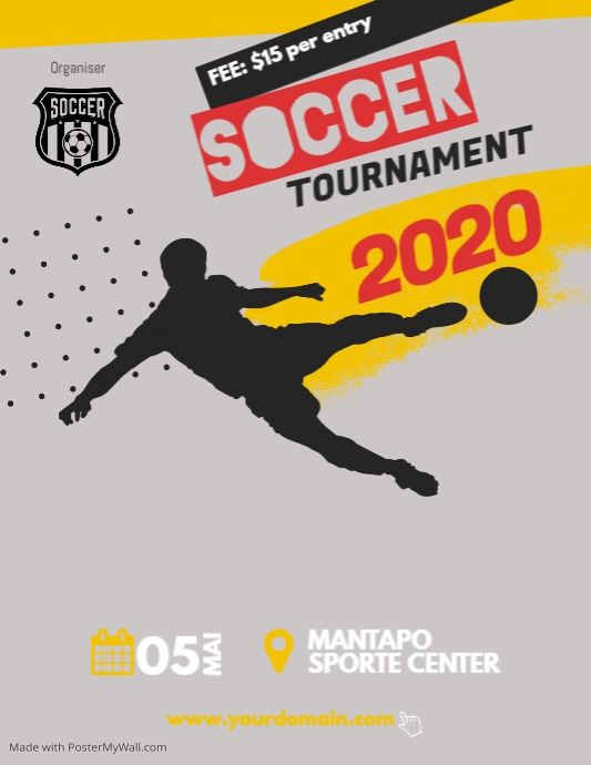 Soccer Futsal Tournament Flyer Poster | PosterMyWall