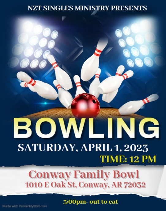 Bowling Tournament Flyer Template | PosterMyWall