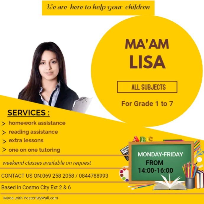 Tuition Service flyer | PosterMyWall