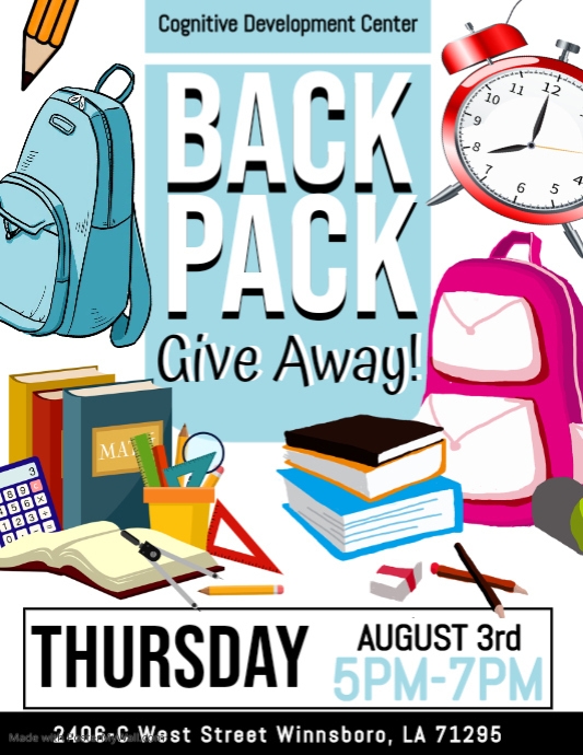 Copy of Book Pack Give Away Poster | PosterMyWall