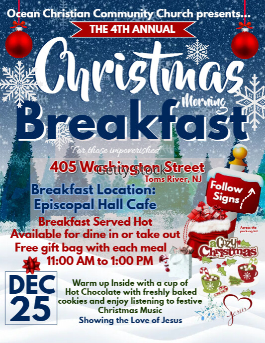 Copy of 4th Annual CHRISTMAS Breakfast | PosterMyWall