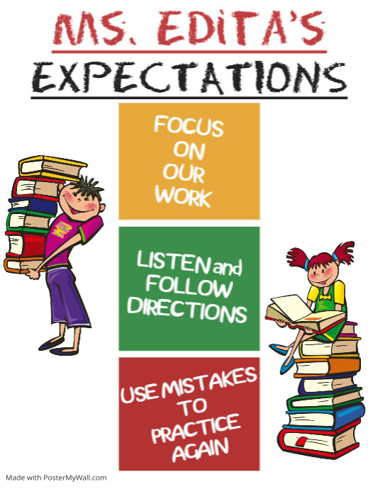 Multicolored Classroom Rules Poster Template | PosterMyWall