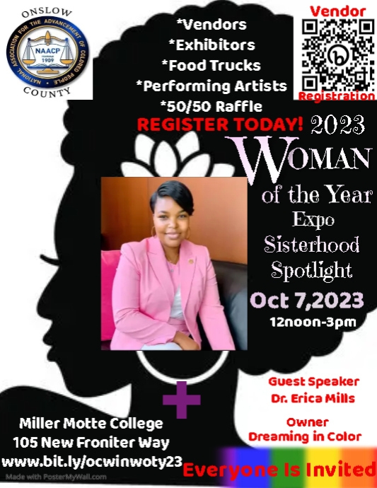 Copy of WOTY-Expo-Dr. Erica Mills | PosterMyWall
