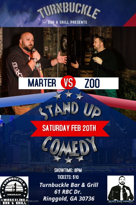 Copy of UPTON VS. ZOO | PosterMyWall