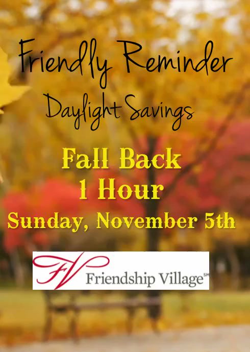 Copy of Daylight Savings Time Change Video Postcard | PosterMyWall