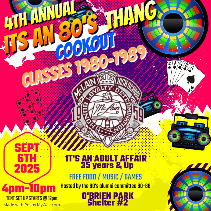 Copy of Back To 80s Instagram Post | PosterMyWall