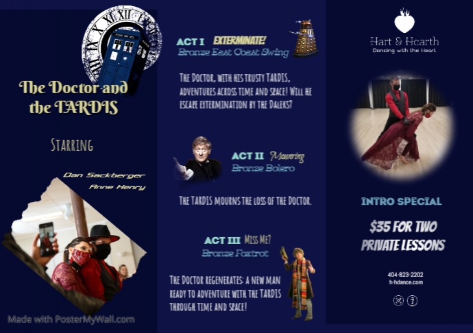 Copy of Doctor Who Pamphlet | PosterMyWall