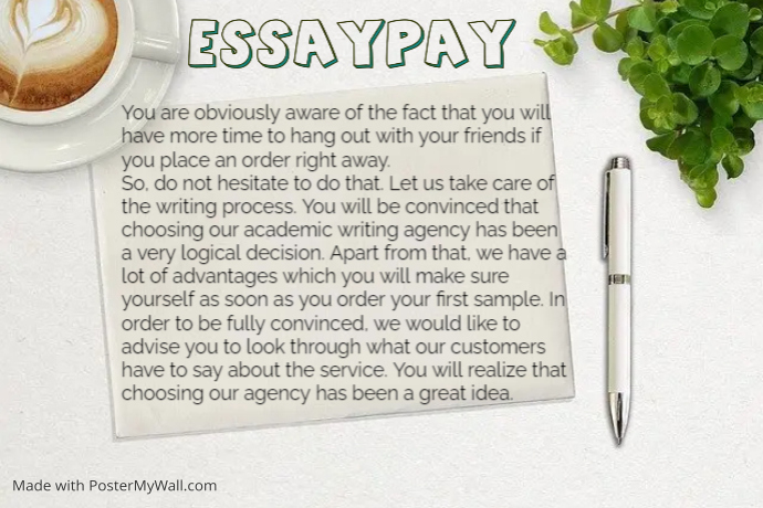 EssayPay poster | PosterMyWall