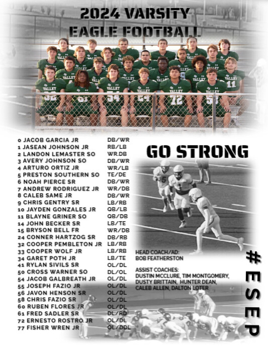 VARSITYFOOTBALL | PosterMyWall