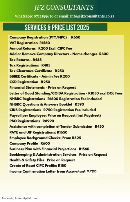 Fruit Juice Price List Template | PosterMyWall