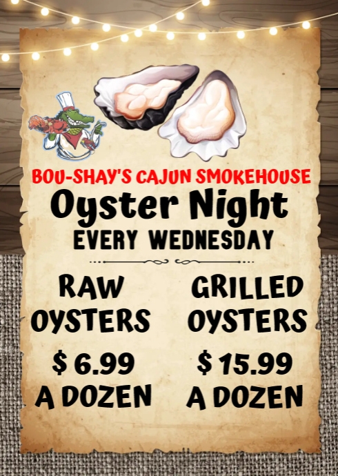 Oyster Night | PosterMyWall