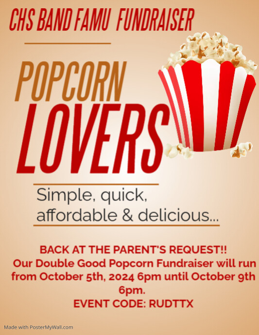 Popcorn Lovers Day | PosterMyWall